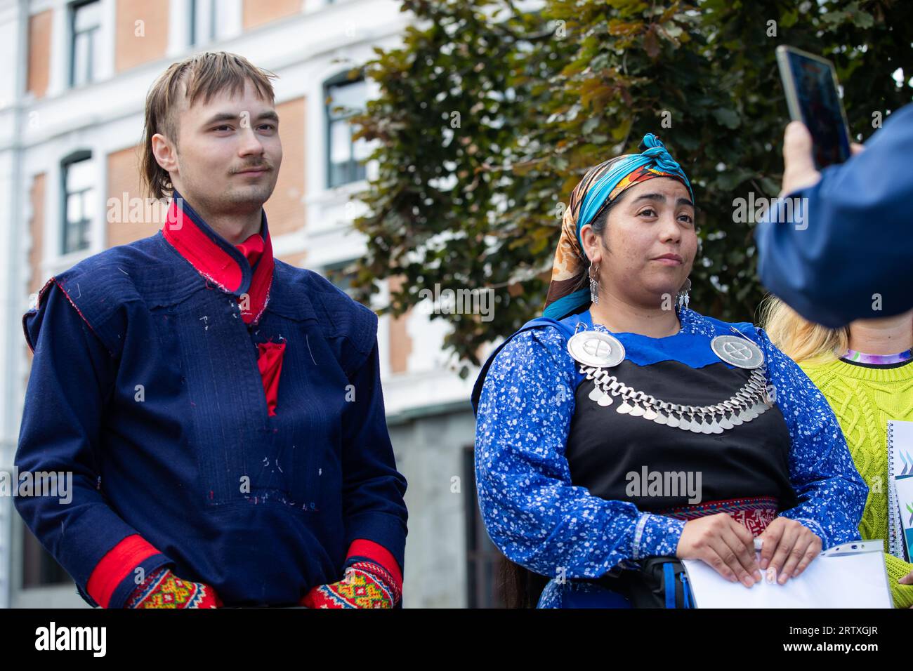 Oslo 20230914.Spiritual leader of the Machupe community in Chile, Machi ...
