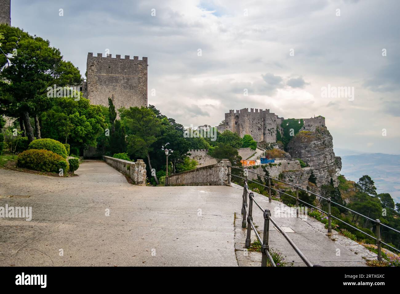 Castello di venere erice view hi-res stock photography and images - Alamy