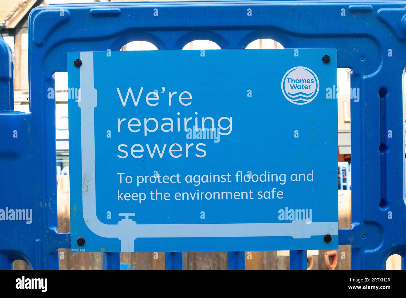 Slough, Berkshire, UK. 15th September, 2023. Part of Slough High Street ...