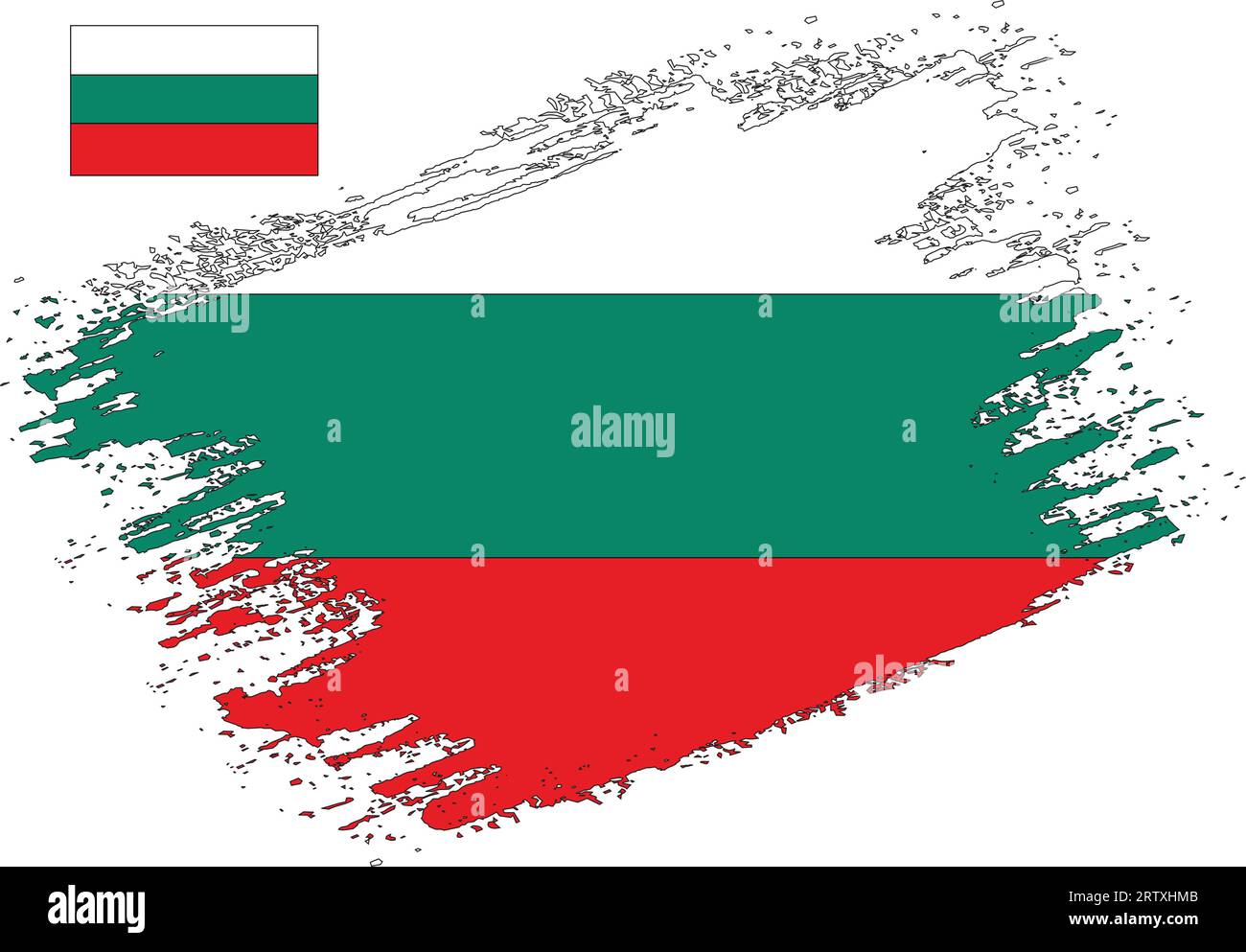 Bulgaria national flag vector hi-res stock photography and images - Alamy