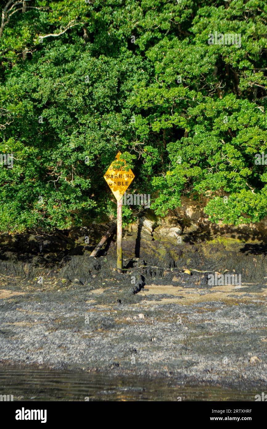 River Fal, Cornwall, UK - August 2023: View from outside Trelissick ...