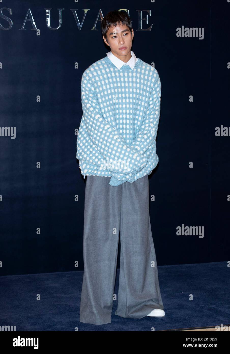 15 September 2023 – Seoul, South Korea: South Korean model Hong Tae-jun ...