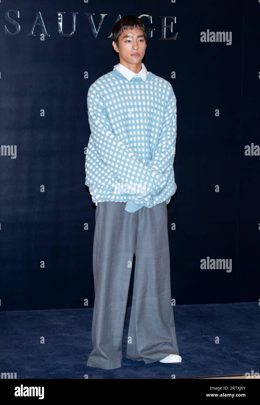 15 September 2023 – Seoul, South Korea: South Korean model Hong Tae-jun ...