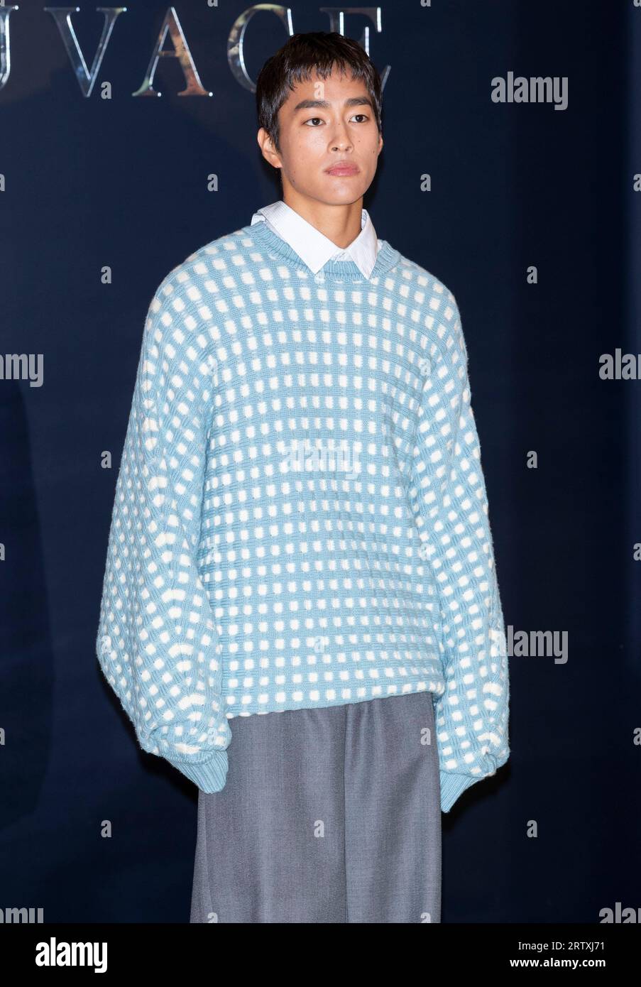 15 September 2023 – Seoul, South Korea: South Korean model Hong Tae-jun ...