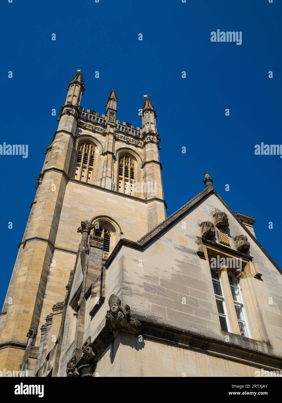 Magdalen Tower, on of the dreaming spires, Magdalen College, University ...