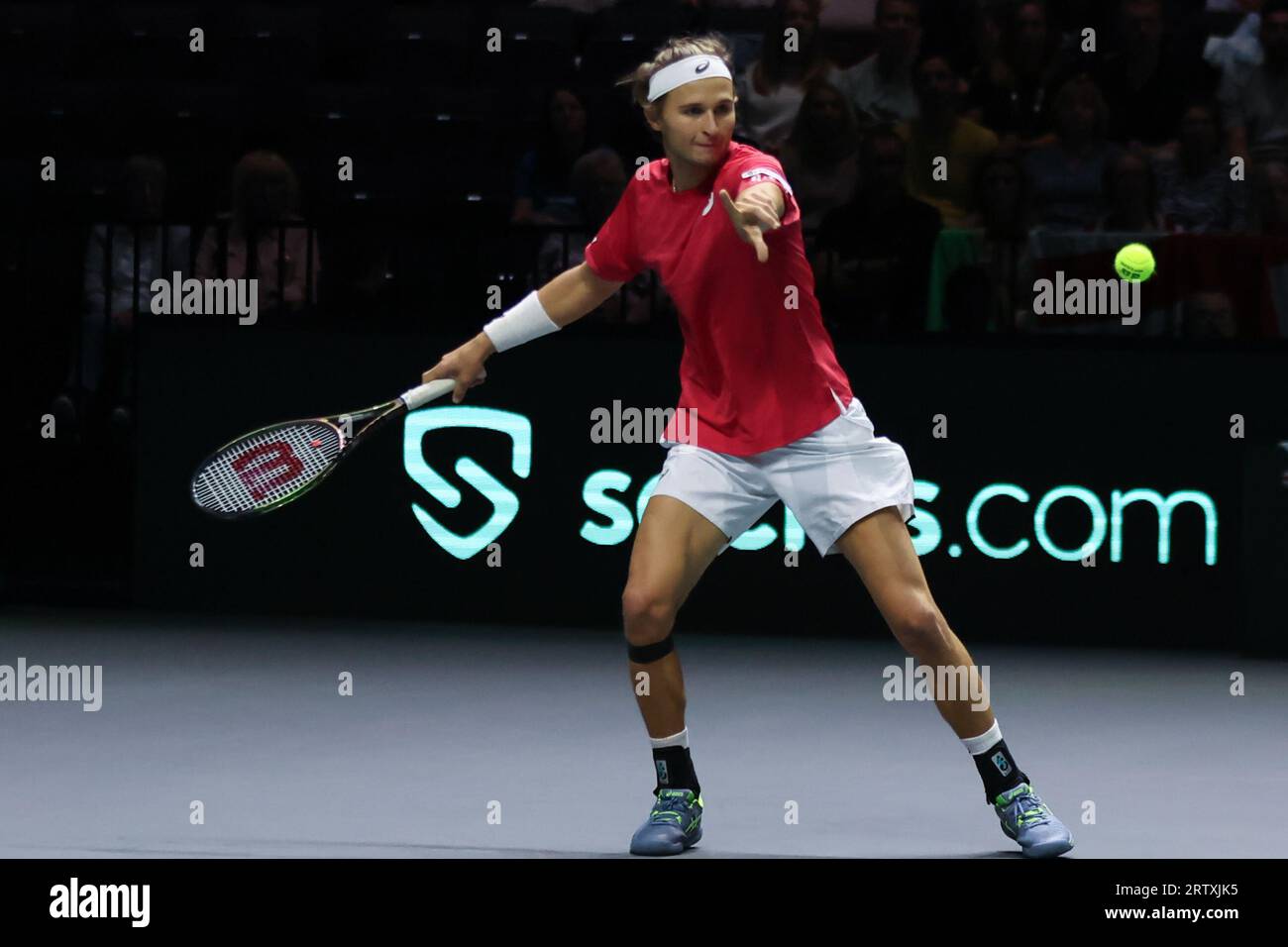 AO Arena, Manchester, Lancashire, UK. 15th Sep, 2023. Leandro Riedi ...