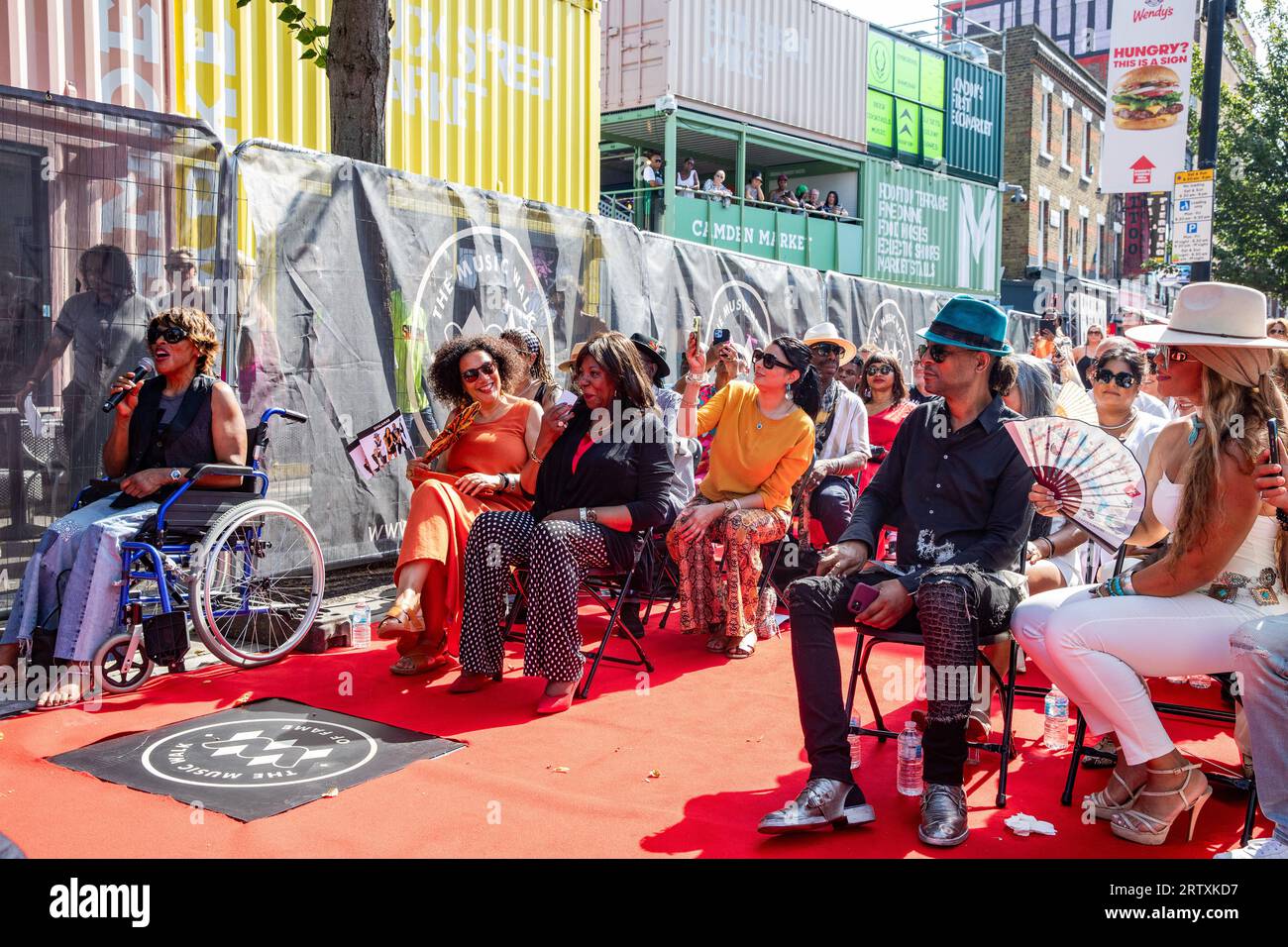 London, UK. 9th September, 2023. Gwen Dickey (l), lead singer of Rose ...