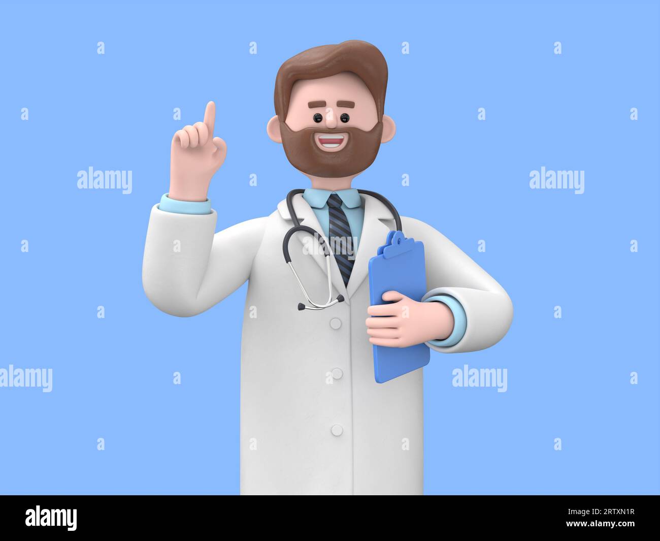 3D illustration of cartoon characters business concept.People are in ...