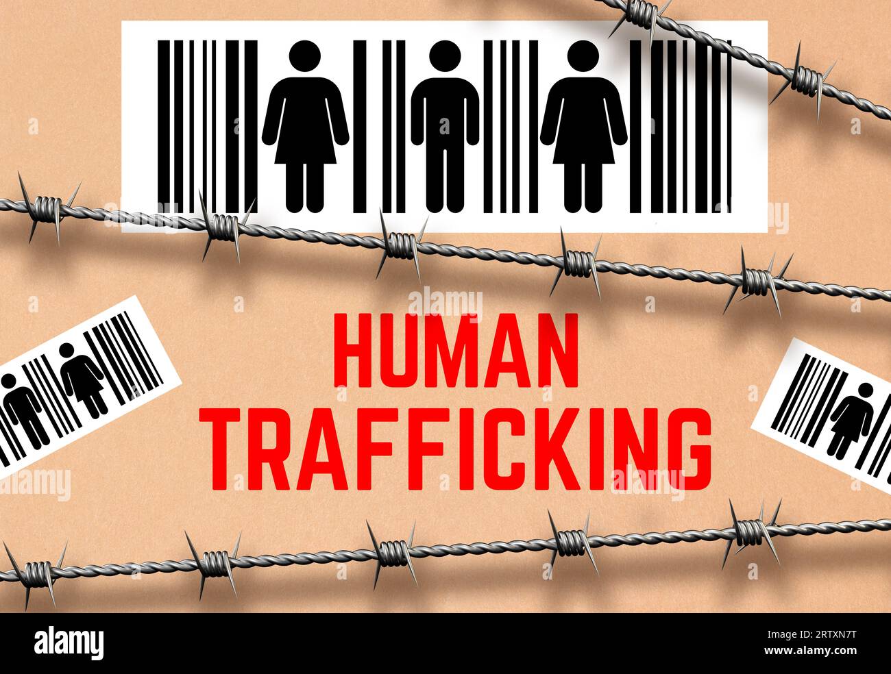 human trafficking background Stock Photo - Alamy