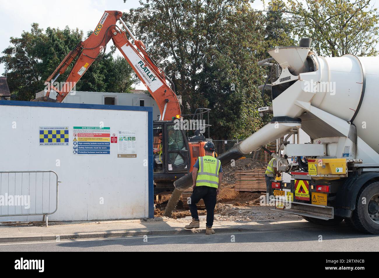 Slough, Berkshire, UK. 15th September, 2023. London Concrete were doing ...