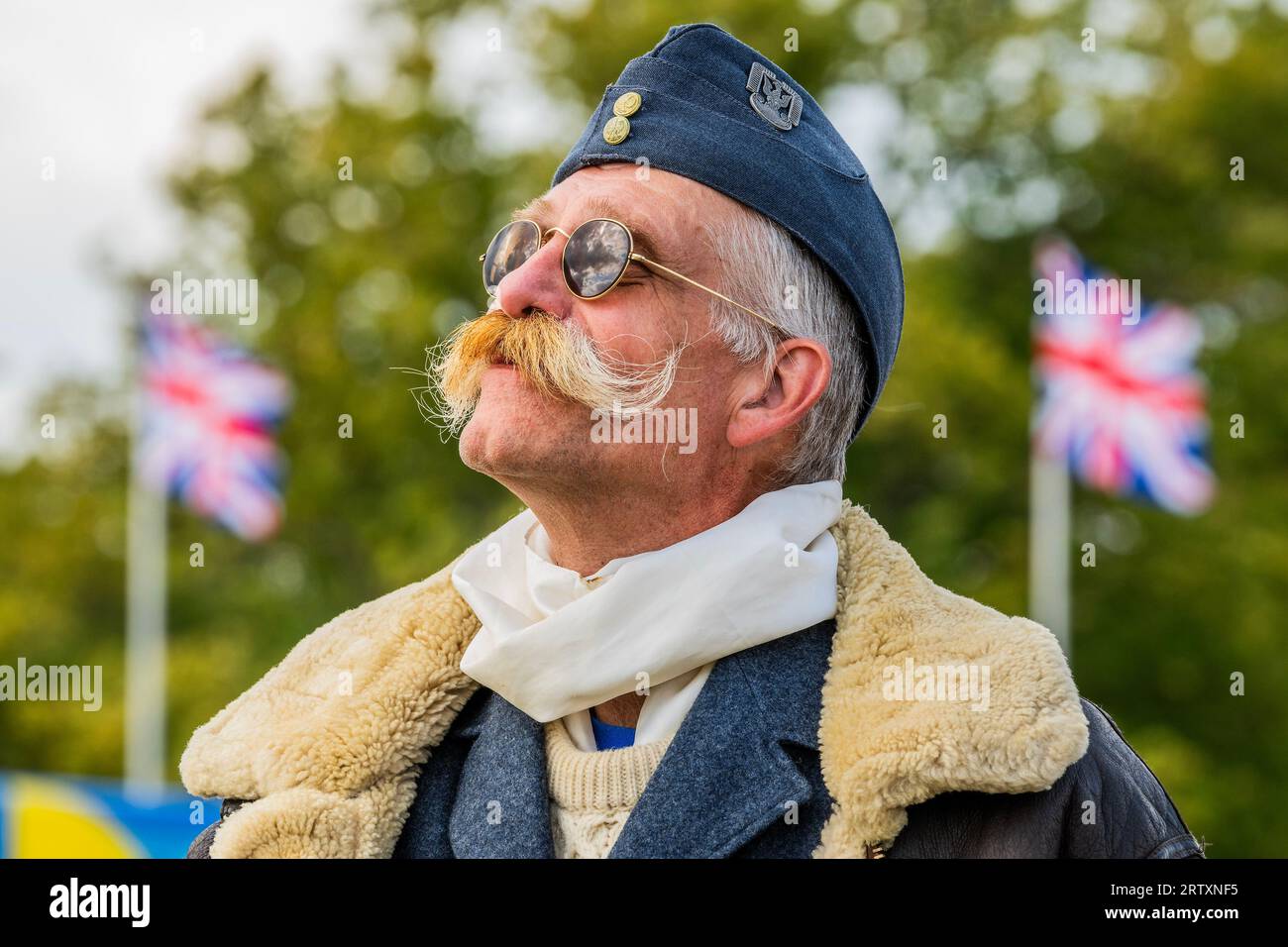 Duxford, UK. 15th Sep, 2023. Reenactors (living history) personel ...