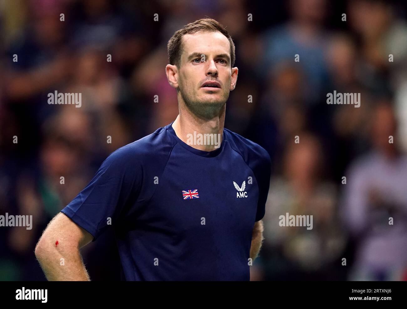 Great Britain's Andy Murray after beating Switzerland's Leandro Riedi ...