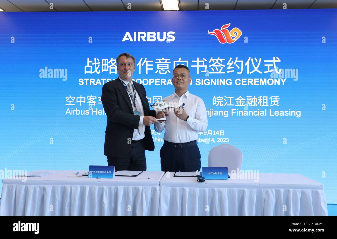 Tianjin. 15th Sep, 2023. This photo taken on Sept. 14, 2023 shows the ...