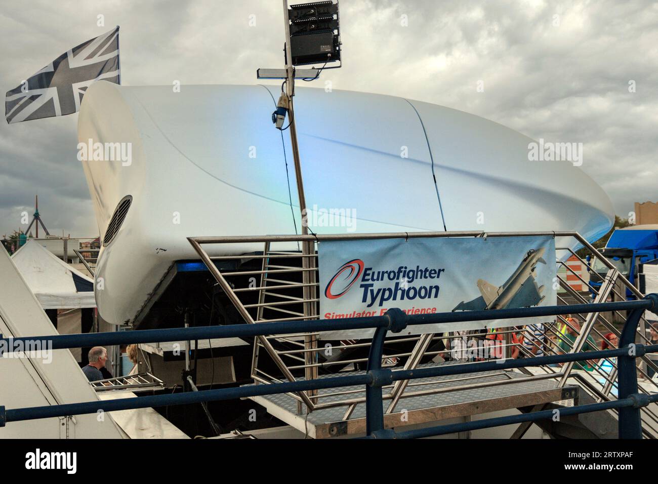 Eurofighter Typhoon Simulator. Southport Airshow 2023 Stock Photo - Alamy