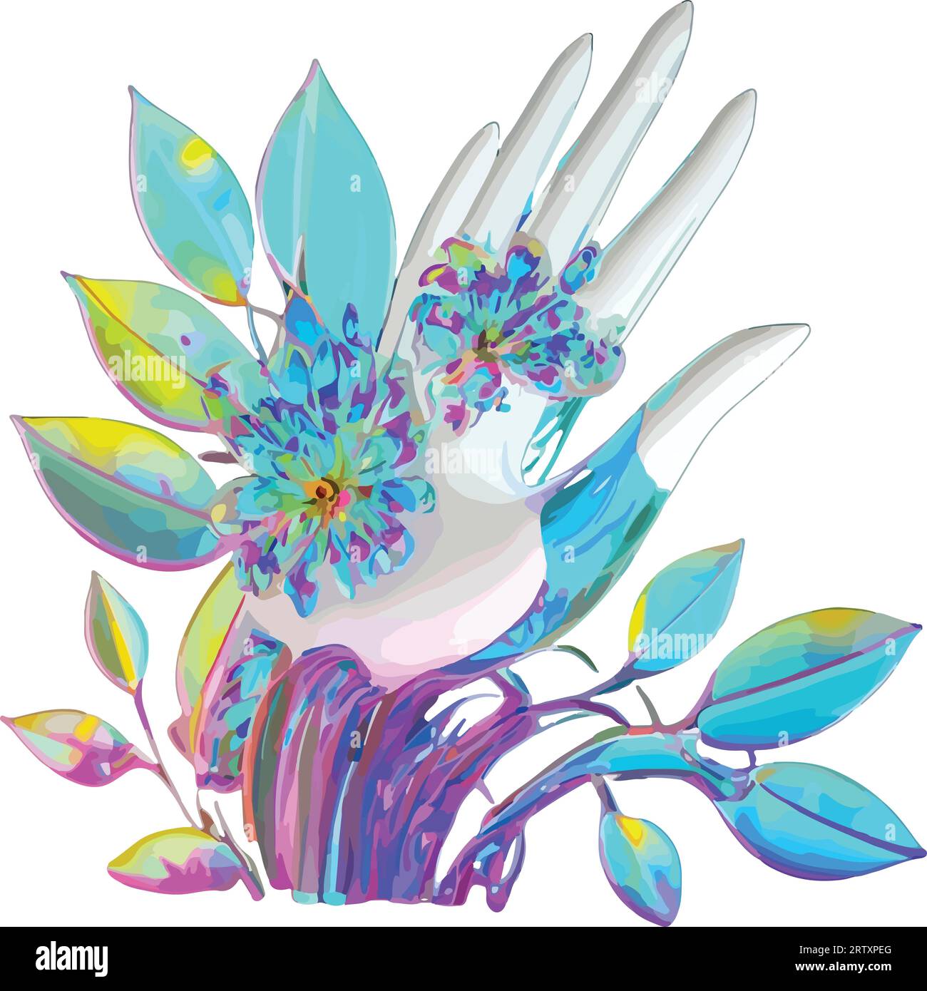 Body part illustration vector Cut Out Stock Images & Pictures - Alamy