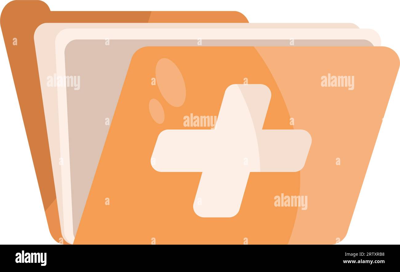 Medical record folder document Stock Vector Images - Alamy