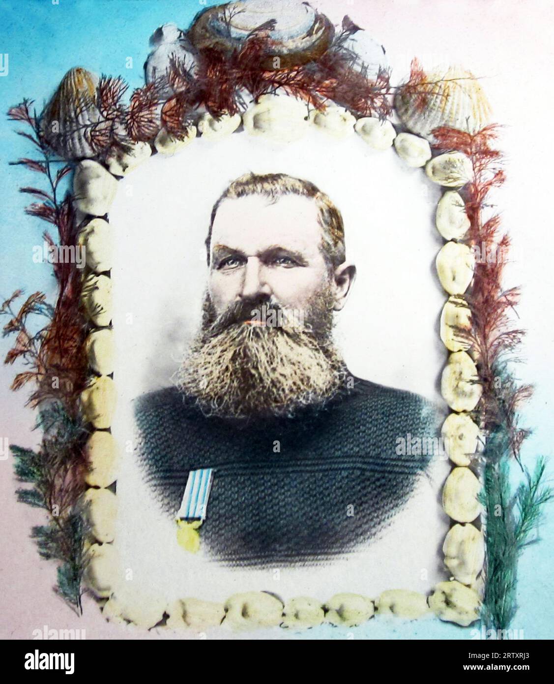 Henry Freeman, Coxwain of the Whitby Lifeboat, Victorian period Stock ...