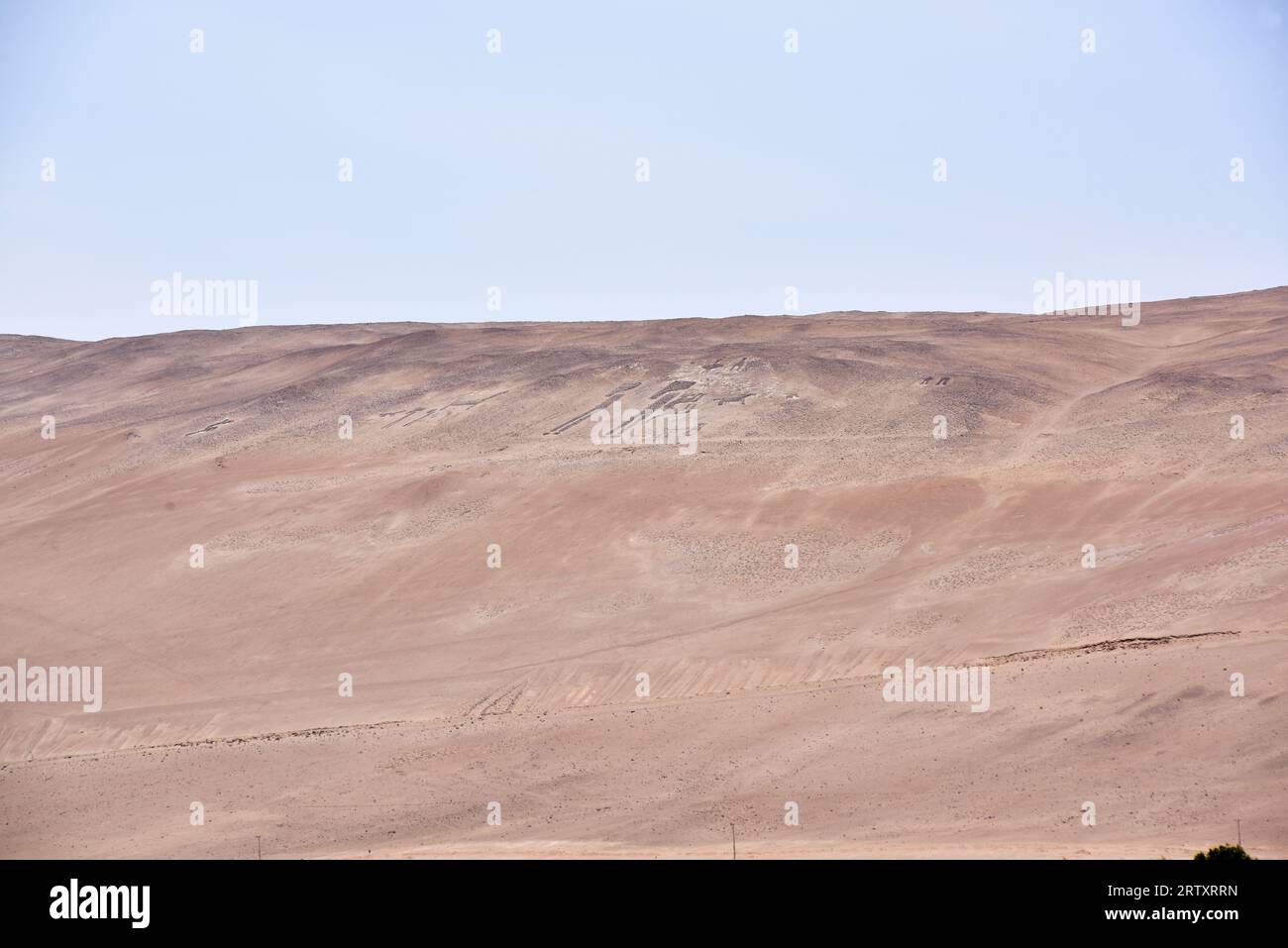 Geoglyphs in Lluta Valley, positive geoglyphs. Arica, Norte Grande de ...