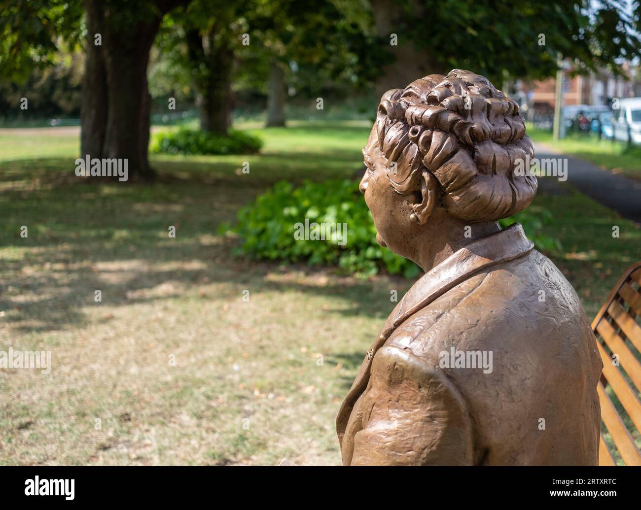 Agatha christie sculpture hi-res stock photography and images - Alamy