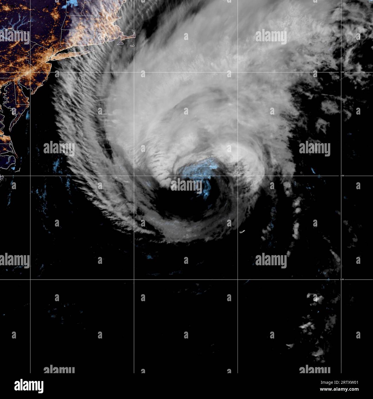 Miami, United States. 15th Sep, 2023. NOAA GEOS-East satellite image ...