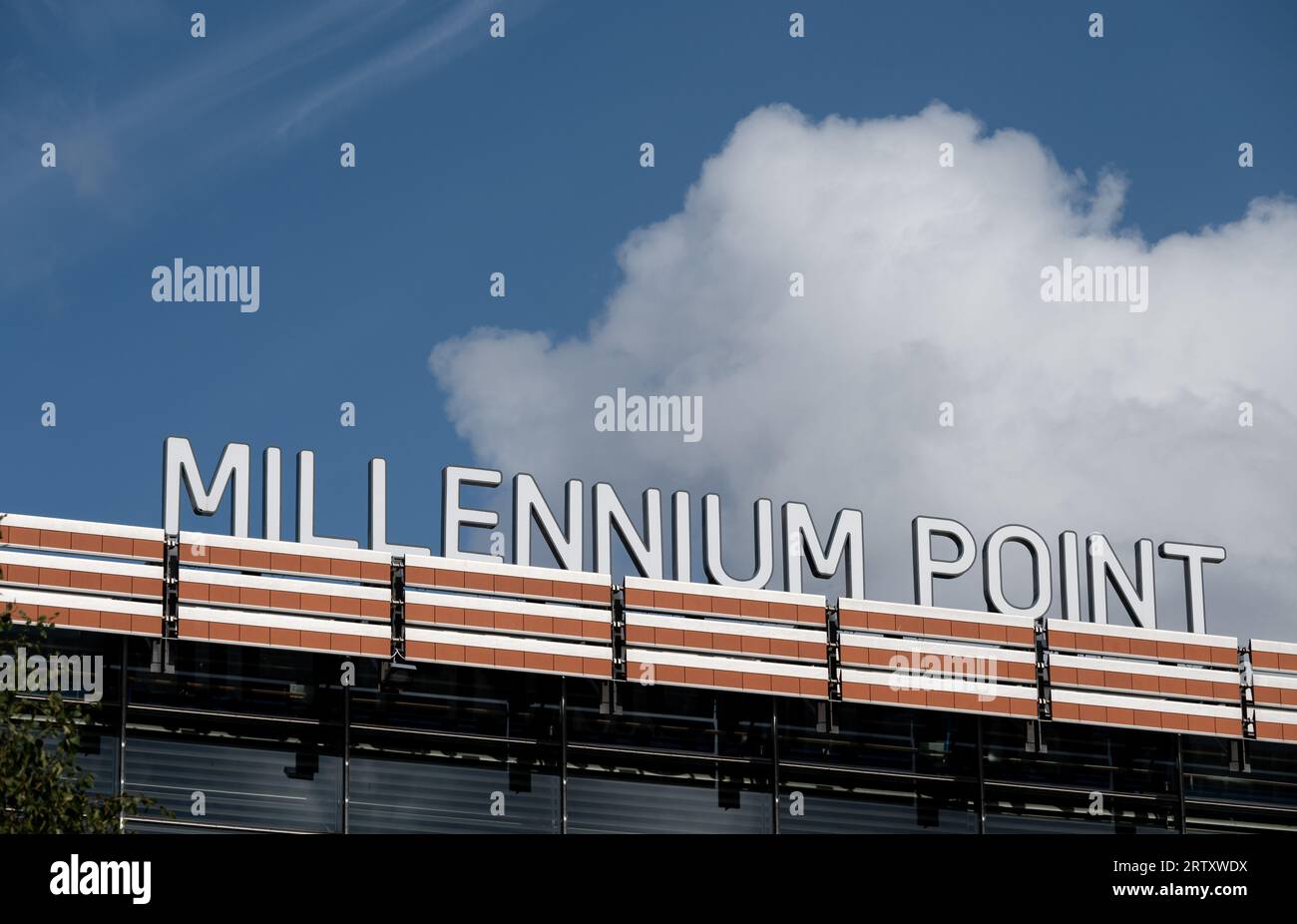 Sign on Millennium Point, Birmingham, West Midlands, England, UK Stock Photo - Alamy