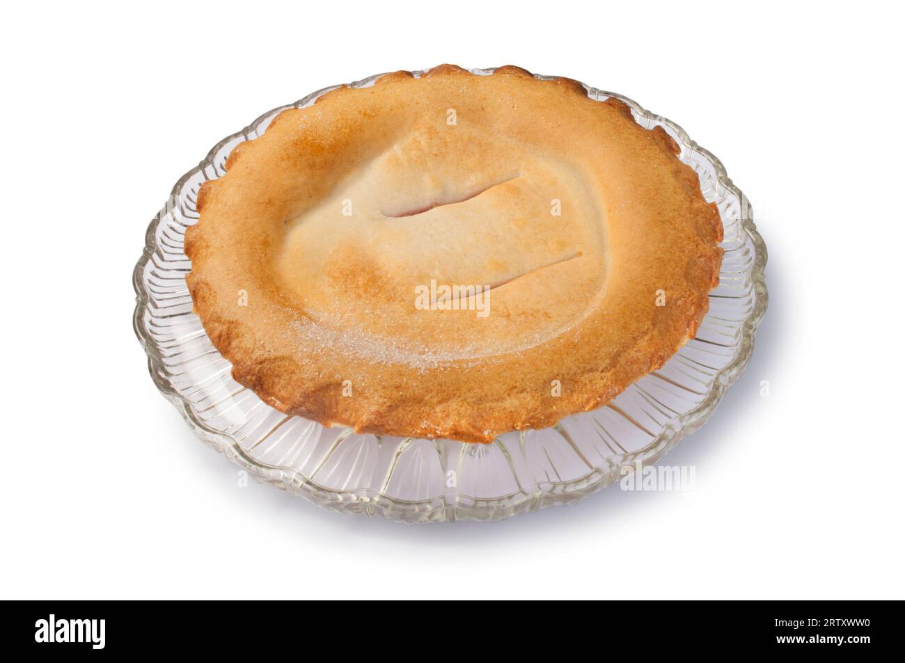 Rhubarb pie glass dish hi-res stock photography and images - Alamy