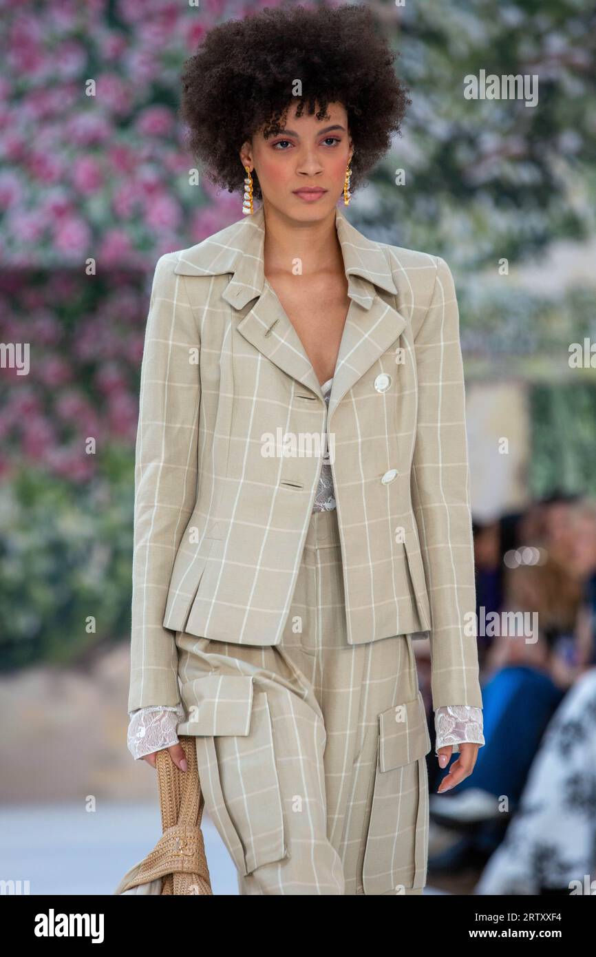 London, UK. 15th Sep, 2023. A model walks the runway at the Paul ...
