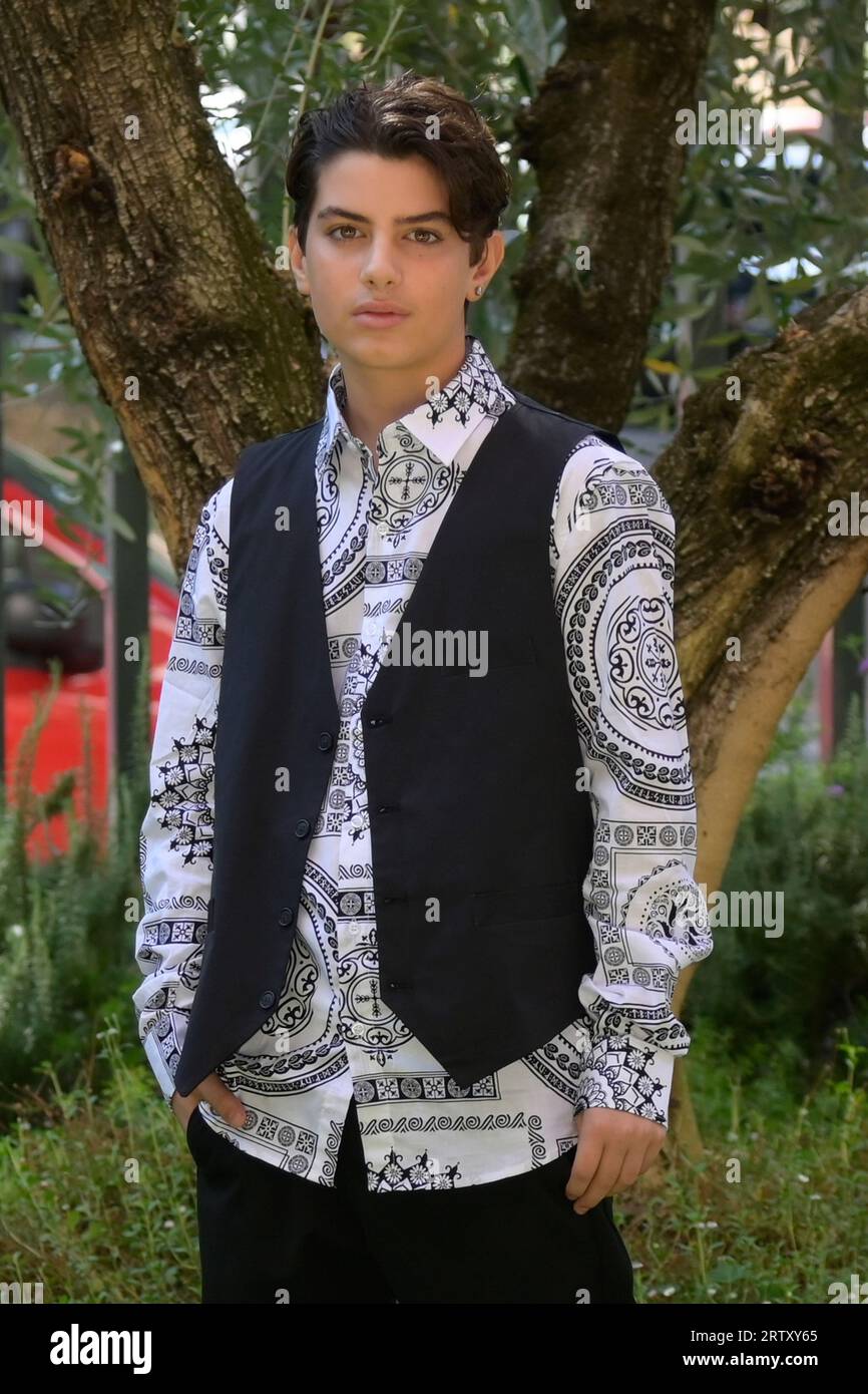 Rome, Italy. 15th Sep, 2023. Samuele Carrino attends at the photocall ...