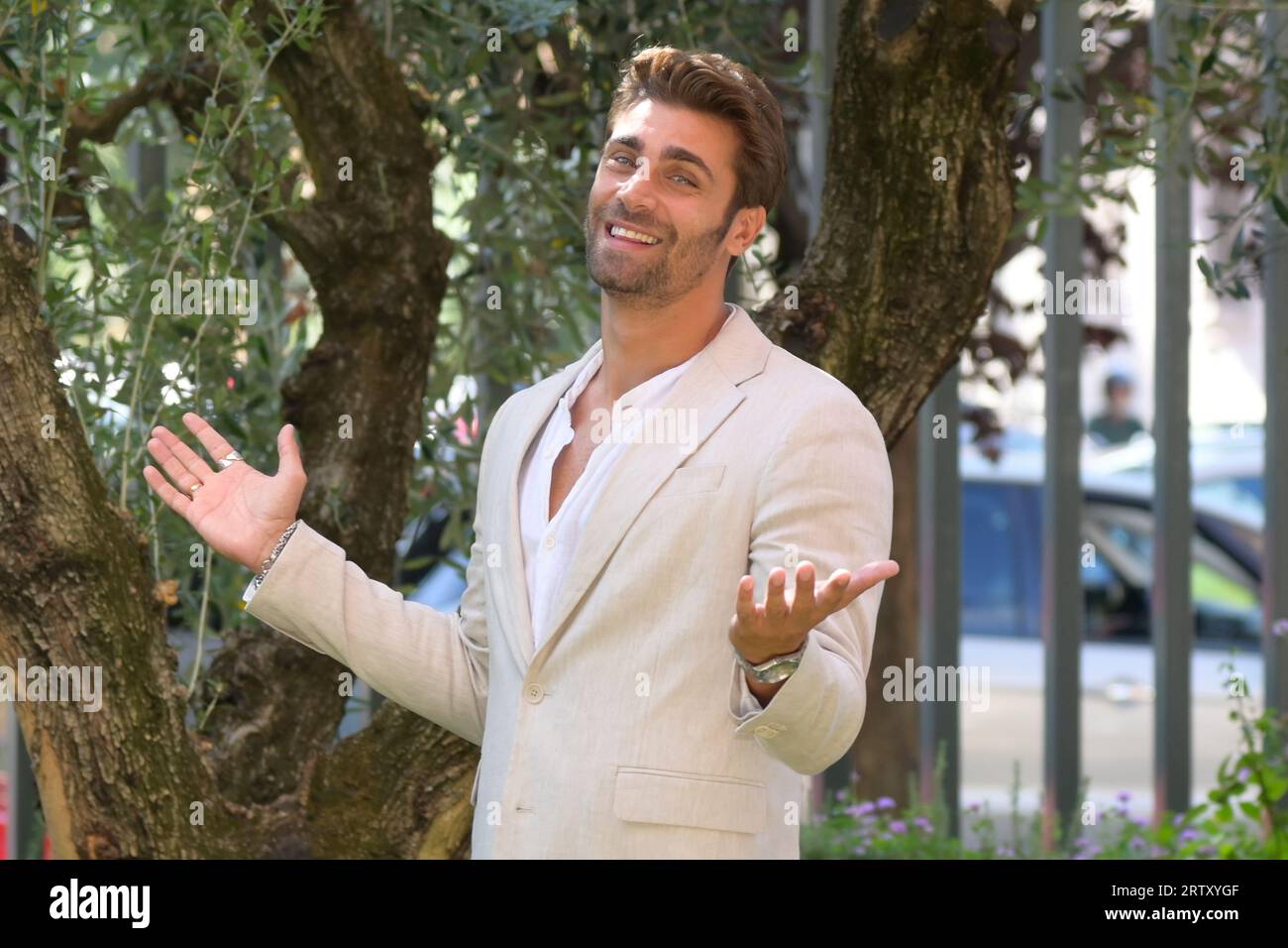 Rome, Italy. 15th Sep, 2023. Mario Ermito attends at the photocall of ...