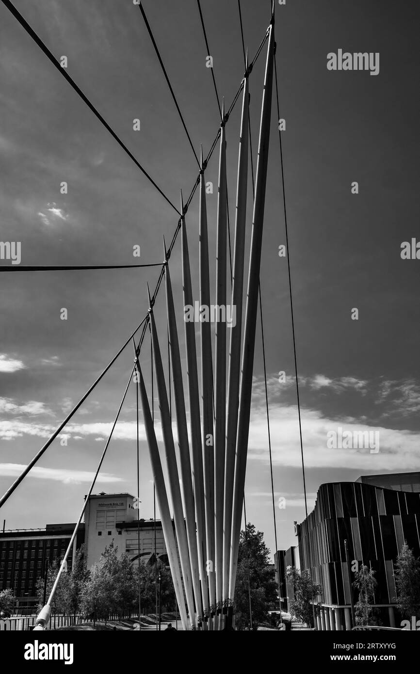 Swing mechanism footbridge hi-res stock photography and images - Alamy