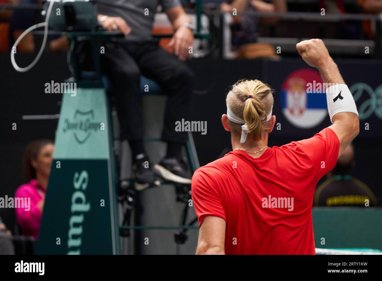 Alejandro Davidovich Fokina of Spain in action during the Valencia ...