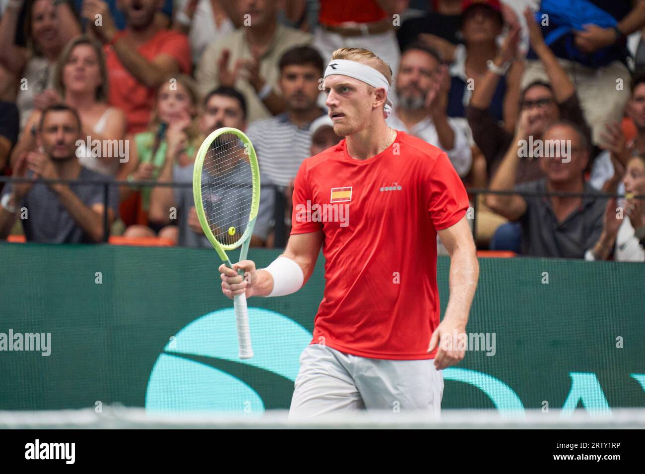 Alejandro Davidovich Fokina of Spain in action during the Valencia ...