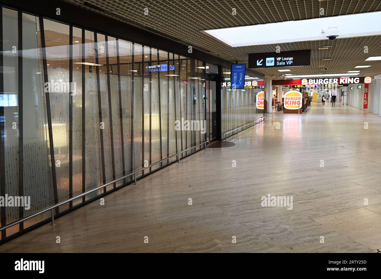 The entrance to the VIP lounge at Seville airport Stock Photo - Alamy