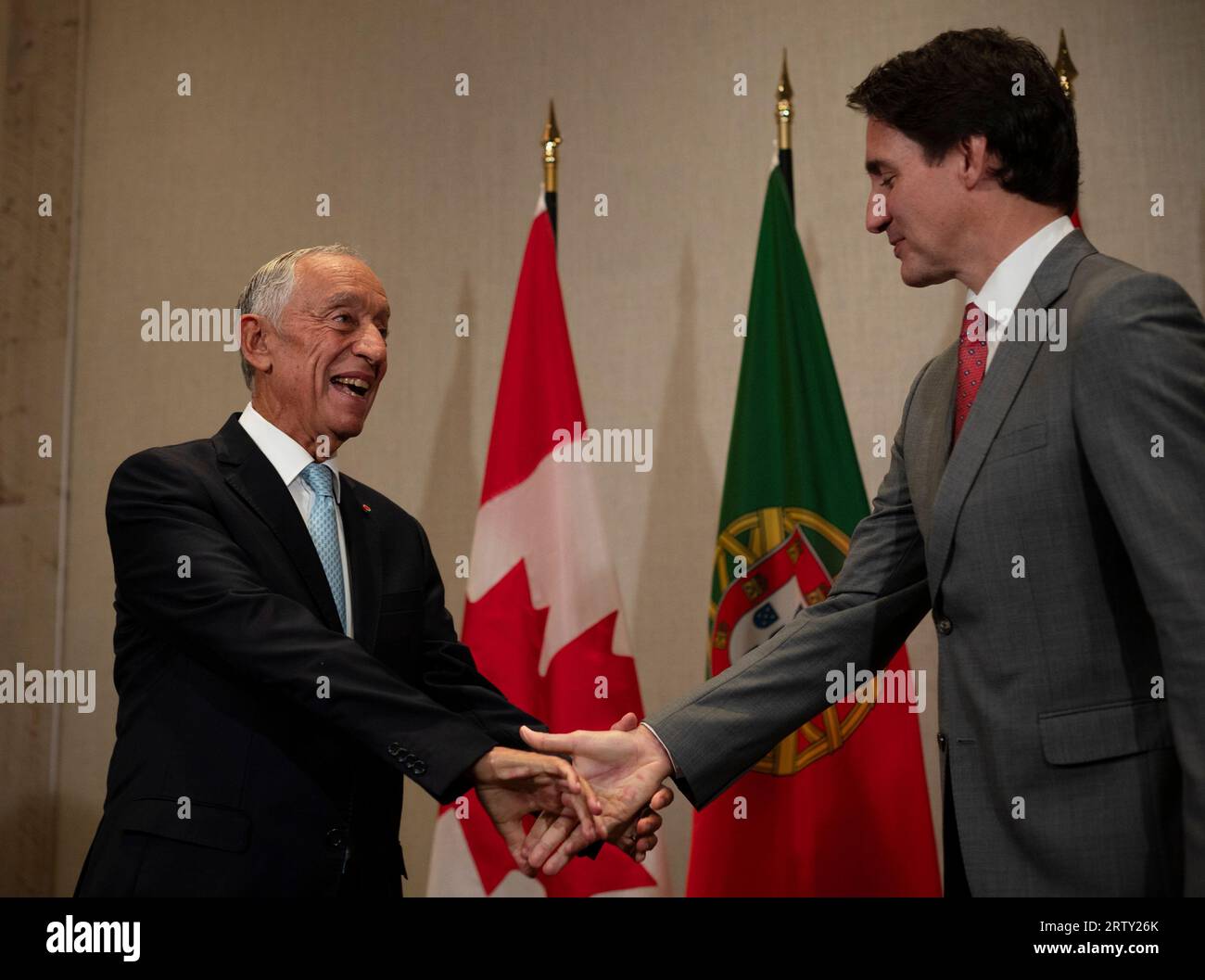 Toronto, Canada. 15th Sep, 2023. President of Portugal Marcelo Rebelo ...