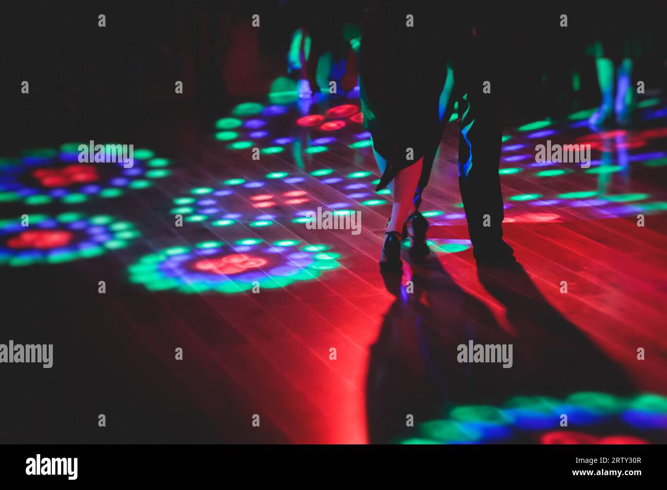 Couples dancing traditional latin argentinian dance milonga in the ...