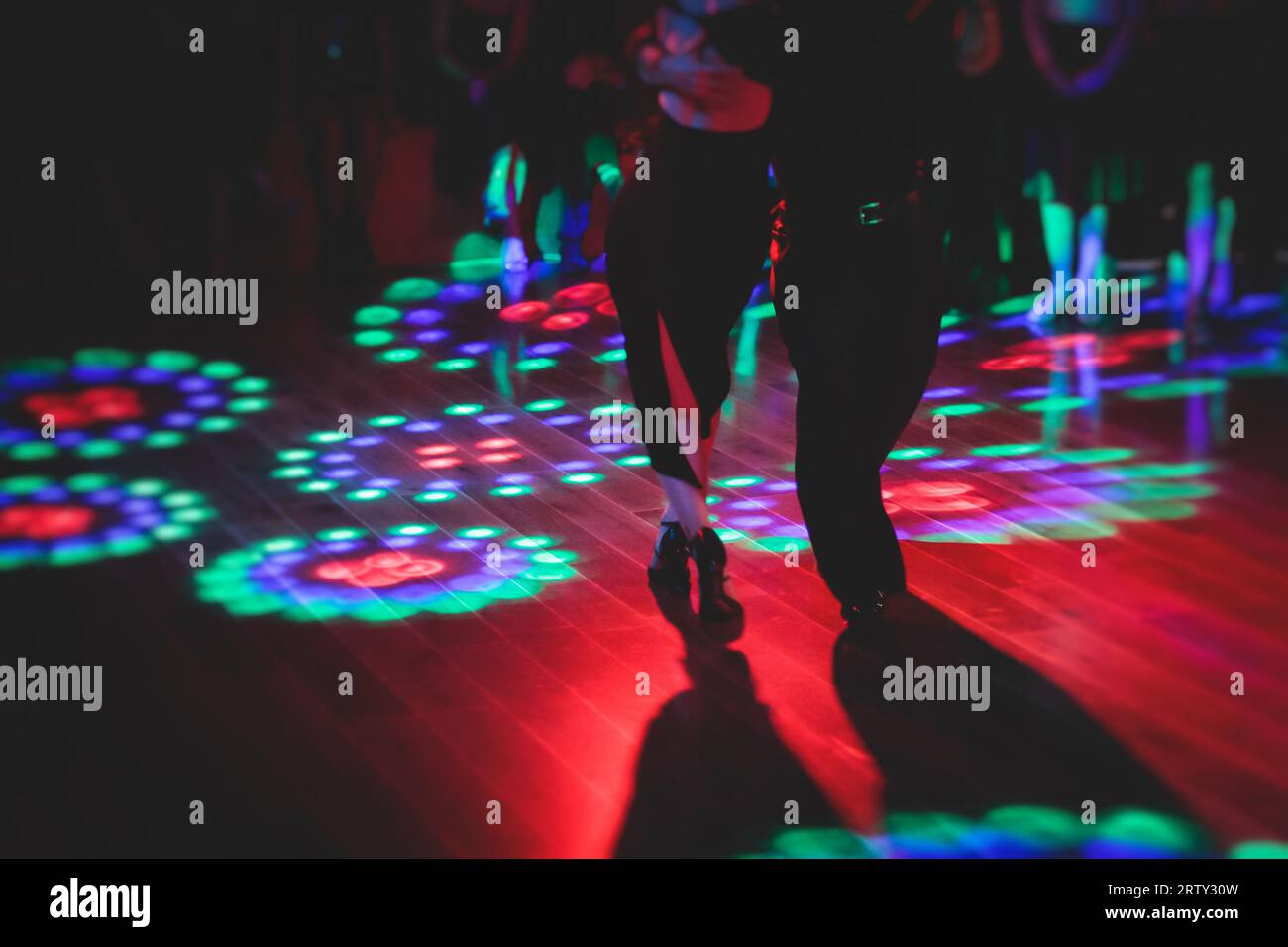 Couples dancing traditional latin argentinian dance milonga in the ...