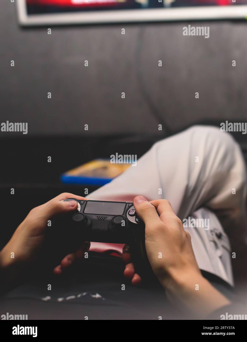 Process of playing video games, video game console with wireless ...