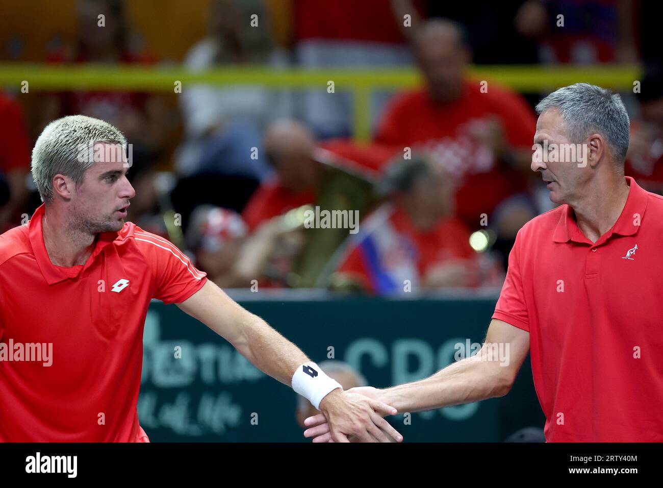 Split, Croatia. 15th Sep, 2023. SPLIT, CROATIA - SEPTEMBER 15: Borna ...