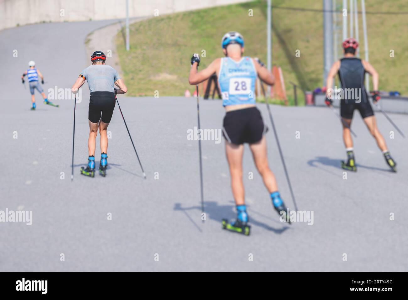Roller skiing in norway hi-res stock photography and images - Alamy