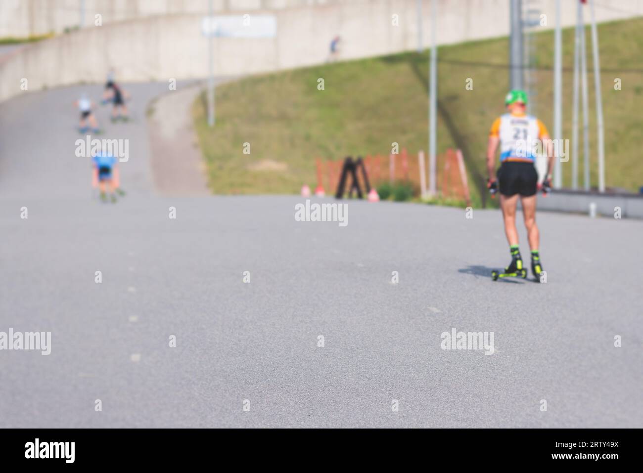 Roller skiing in norway hi-res stock photography and images - Alamy