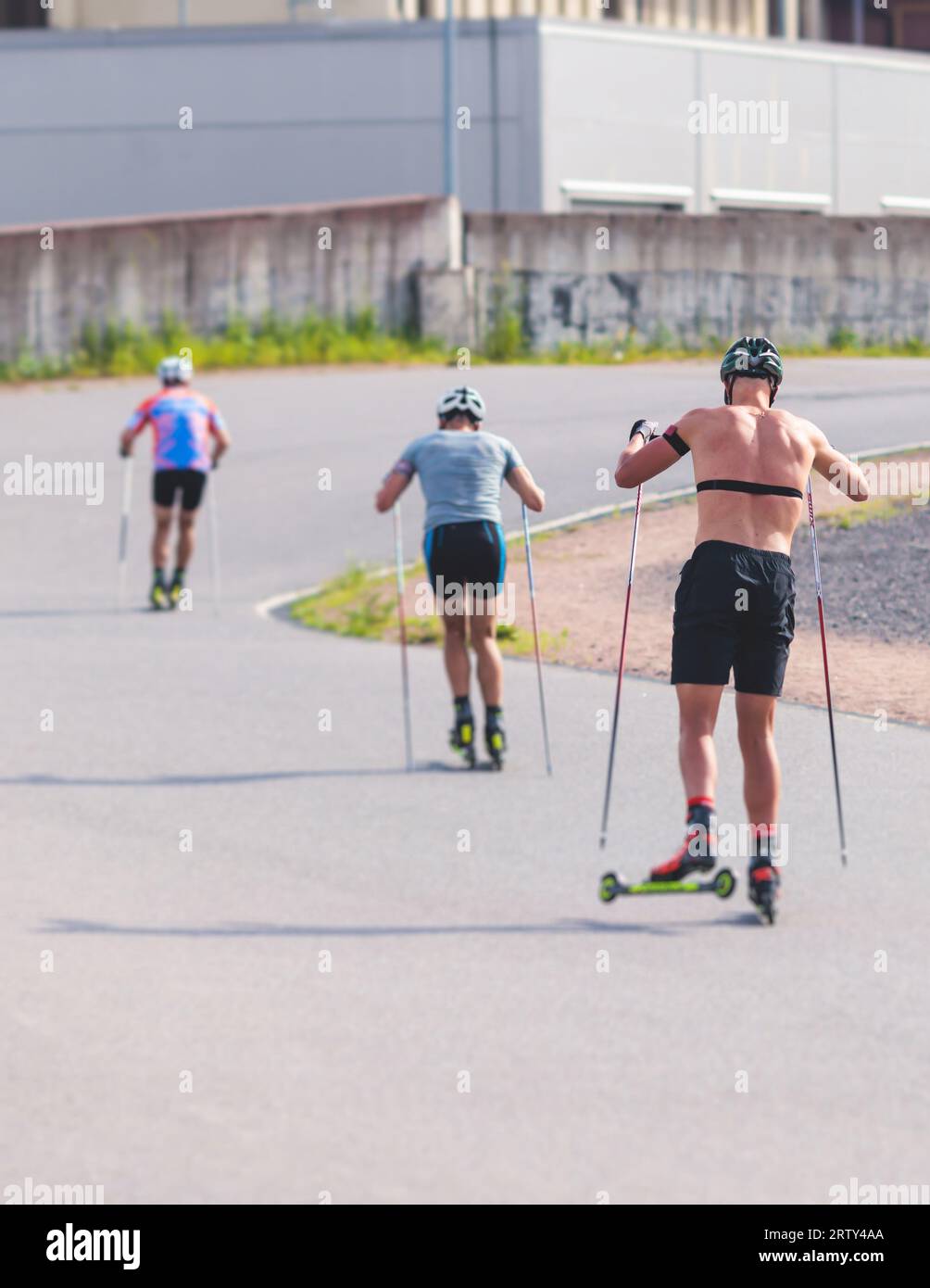 Roller skiing in norway hi-res stock photography and images - Alamy