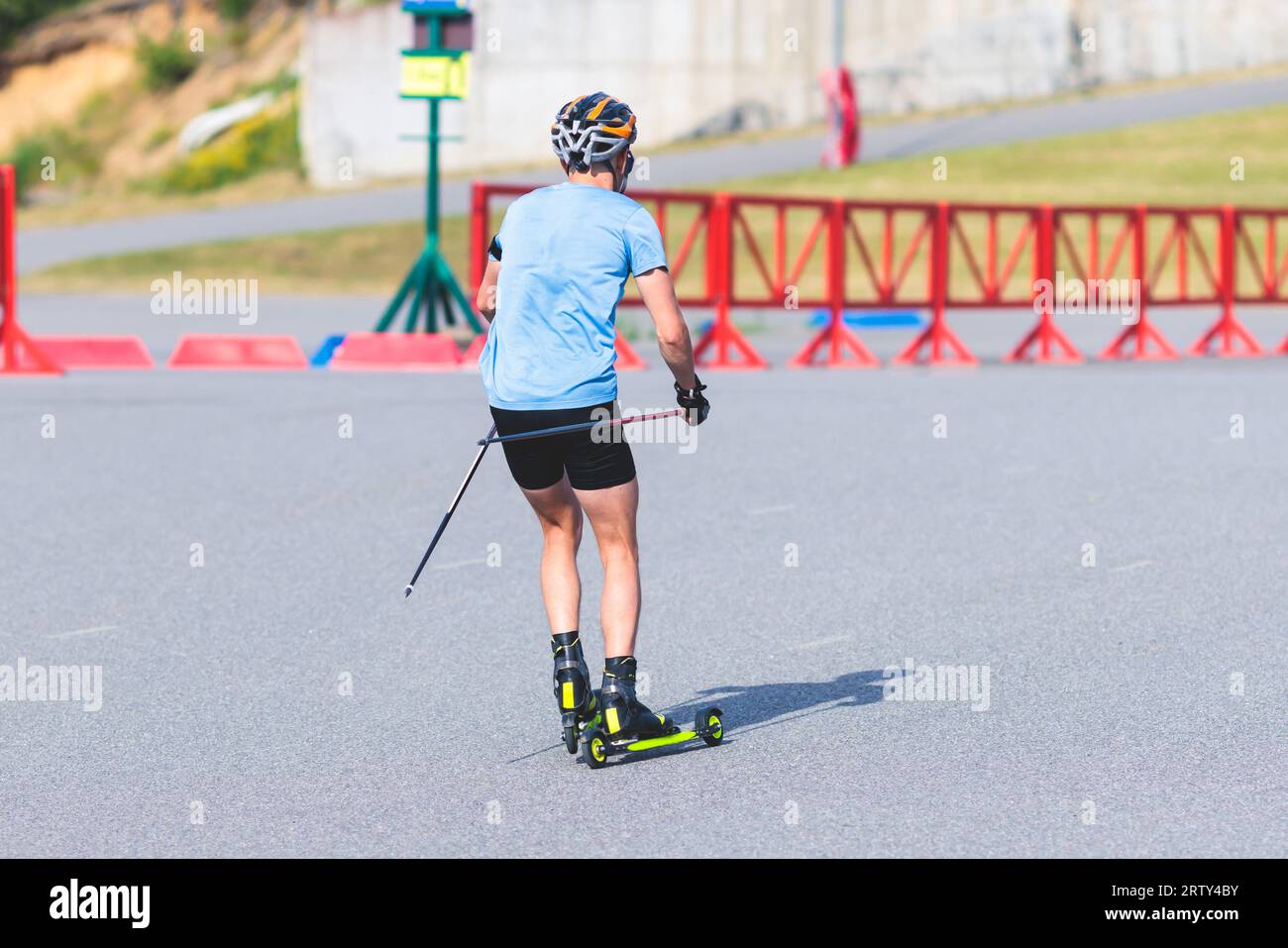 Roller skiing in norway hi-res stock photography and images - Alamy