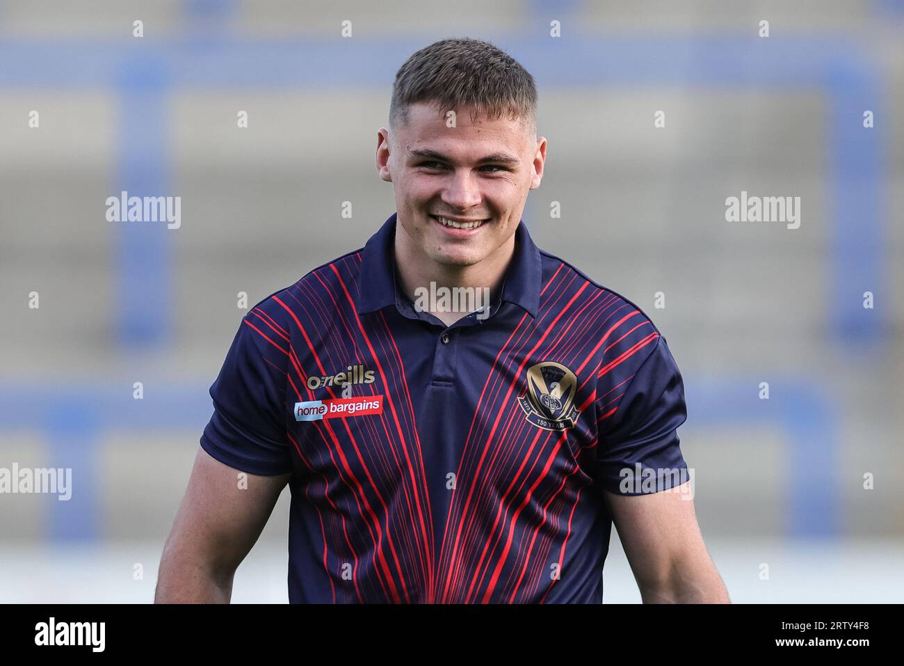 Jack Welsby #1 of St Helens arrives during the Betfred Super League ...
