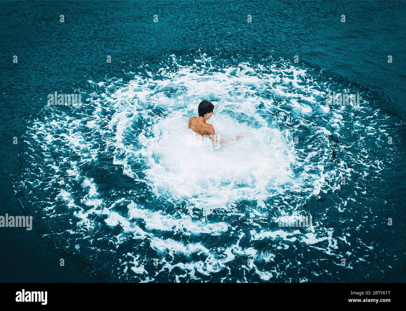 teenager teen boy water jumping Stock Photo - Alamy