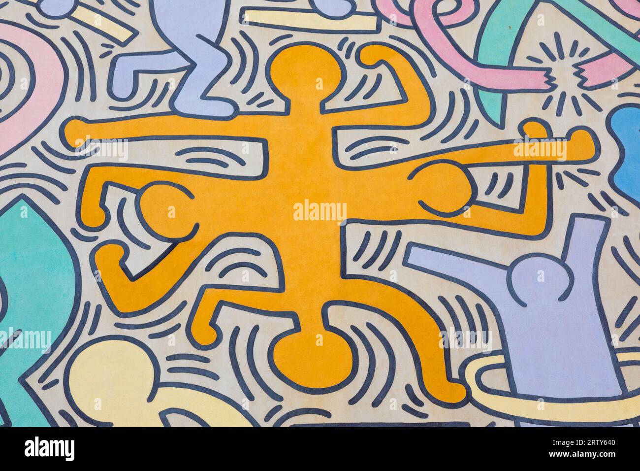 Pisa, Italy - 29 June 2023: Tuttomondo (All World) is the last mural ...