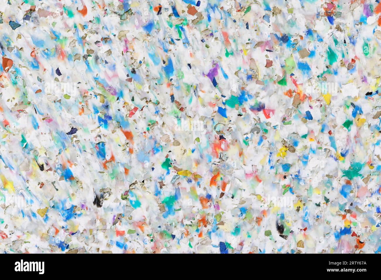 Plastic Recycling Background: Fused and Compressed Plastic Waste ...