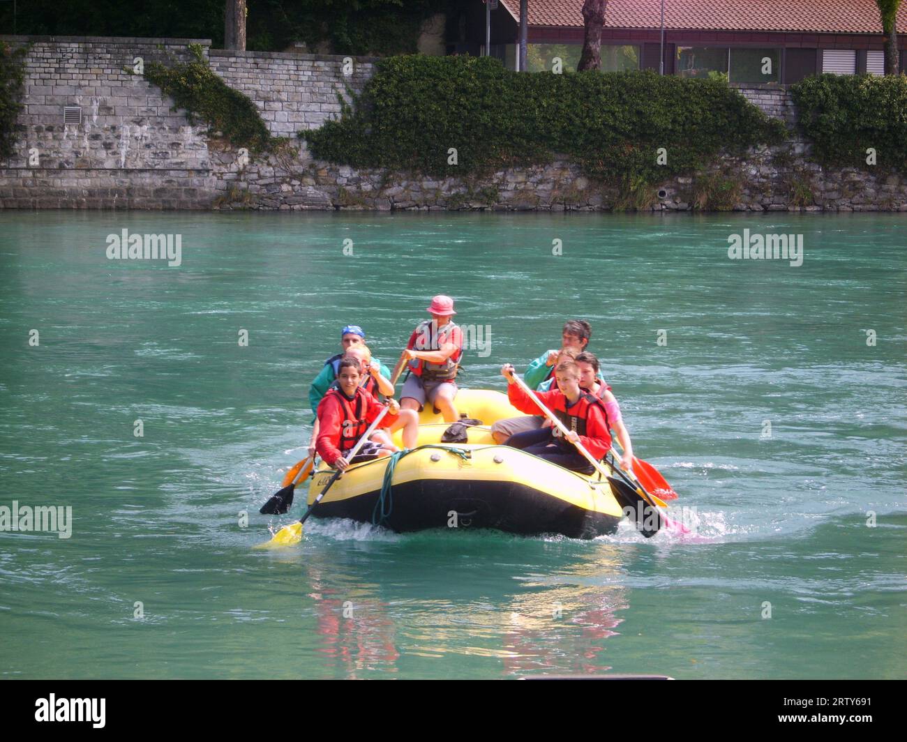 Aare river raft hi-res stock photography and images - Alamy