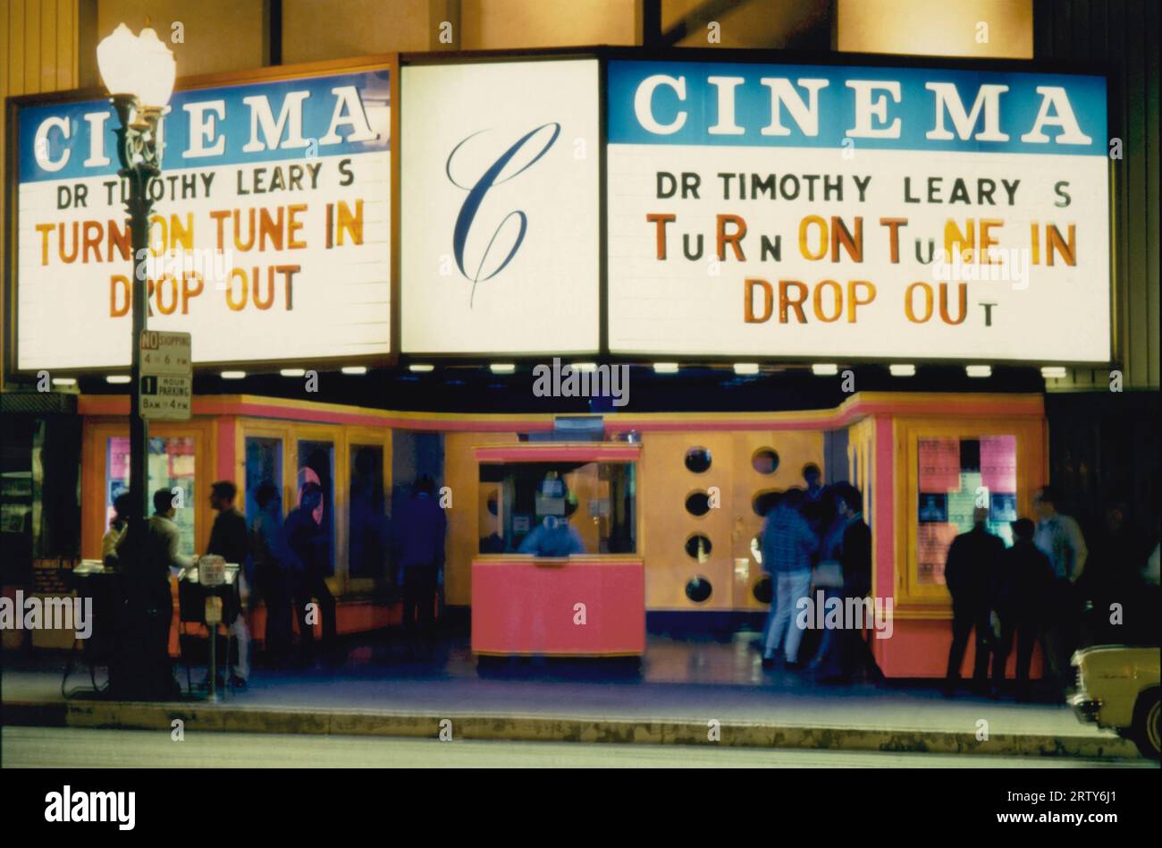 San Francisco, California c. 1970's. A theater marquee for Timothy ...