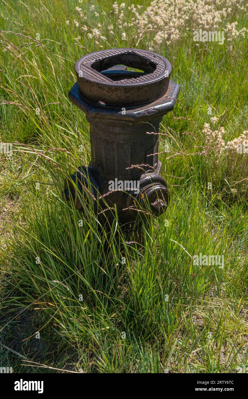 19th Century Fire Hydrant in the Bodie ghost town in California. Bodie ...