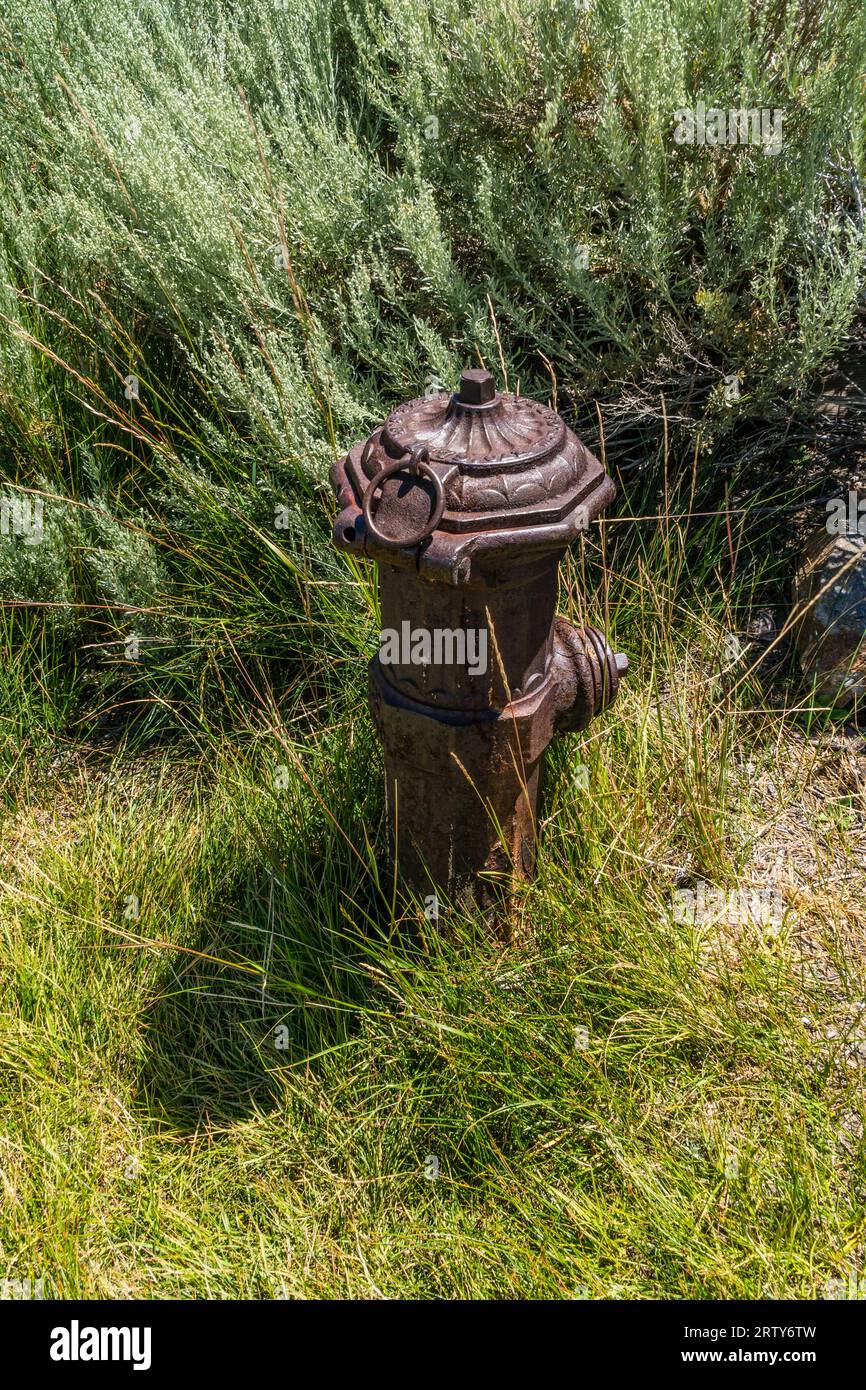 19th Century Fire Hydrant in the Bodie ghost town in California. Bodie ...